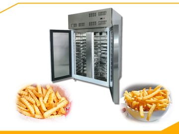 Ultra-low temperature French fries flash freezer machine | blast freezer
